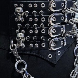 Spike Belt, Goth Spiked Belt,corset Belt - Etsy
