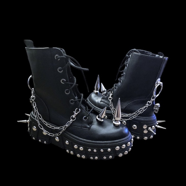 Emo Platform Boots - Etsy