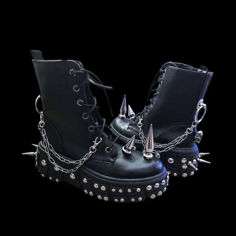 Emo Boots - Etsy