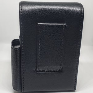 Black Leather Cigarette Case With Lighter Pocket-steampunk Cigarette Holder -cigarette Case - Etsy