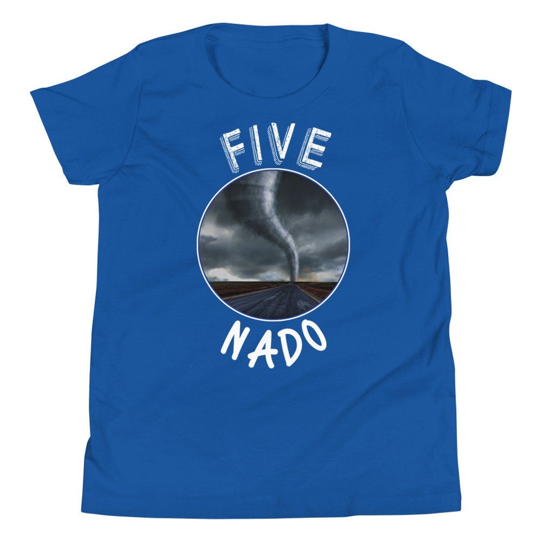 T-shirt Five Nado, chemise Tornado pour enfants, T-shirt à manches ...