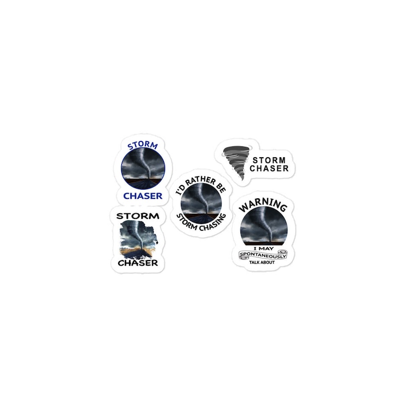 STORM CHASER Weather Tornado Hurricane Sticker Pack - Etsy