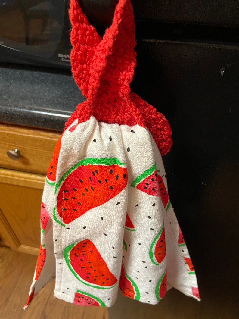 Hidden Ring Towel Topper Crocheted Towel Topper Crocheted Etsy
