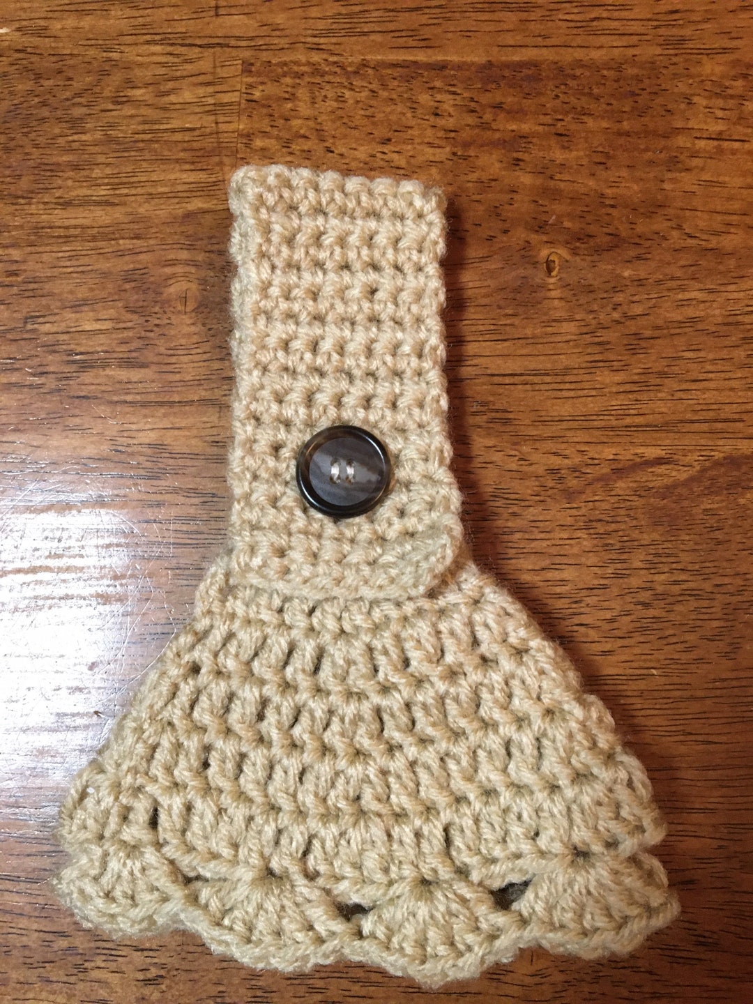 Crocheted Towel Topper With Hidden Ring - Etsy