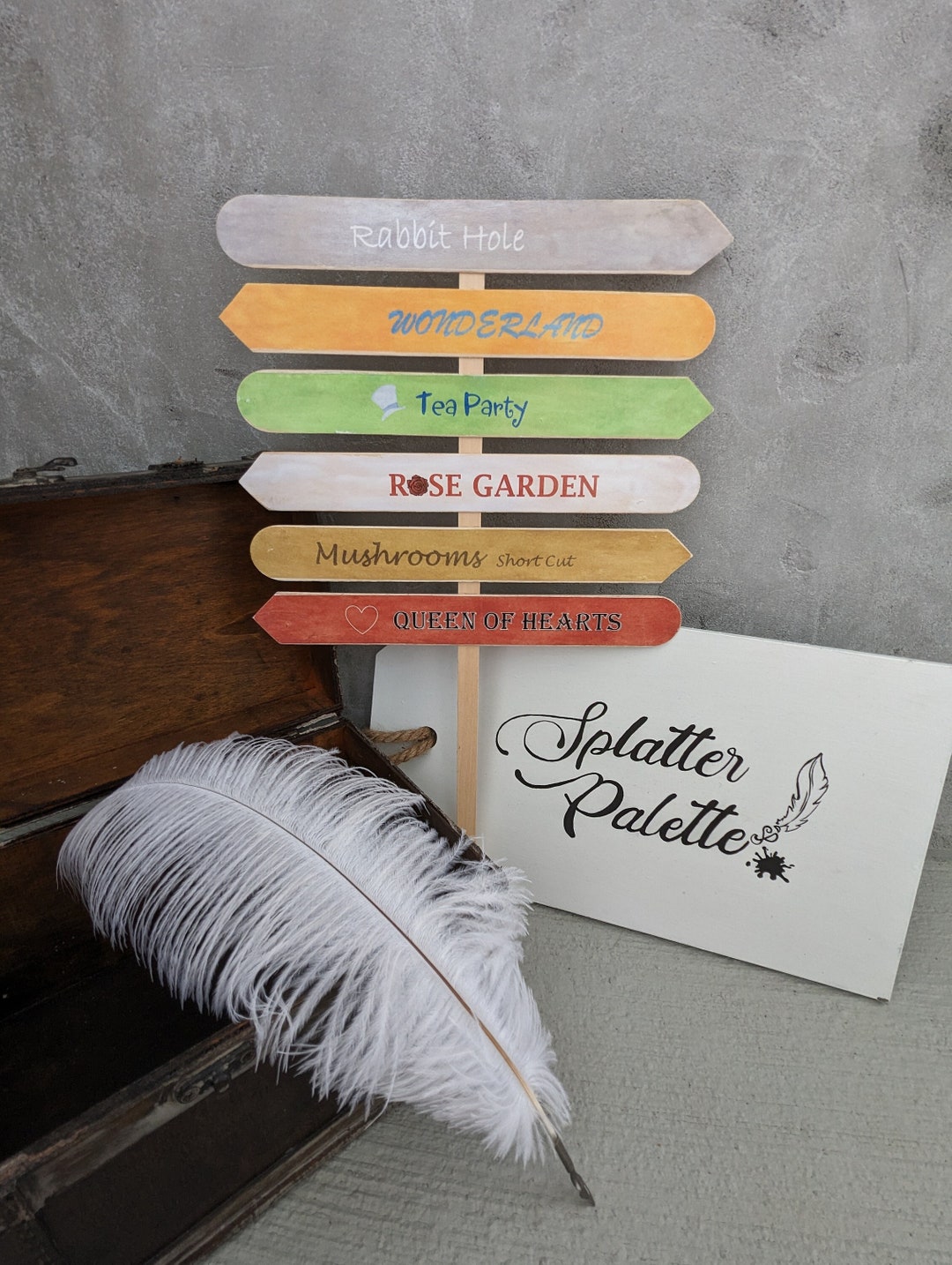 Mini Wonderland Sign Post - Etsy