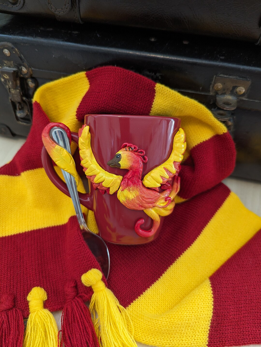 Phoenix Mug and Spoon Set - Etsy