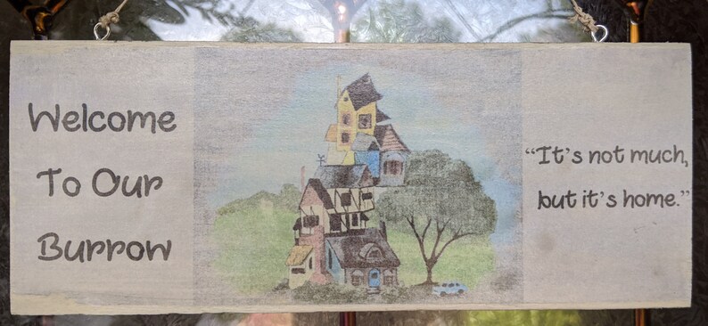 Burrow Door Sign - Etsy