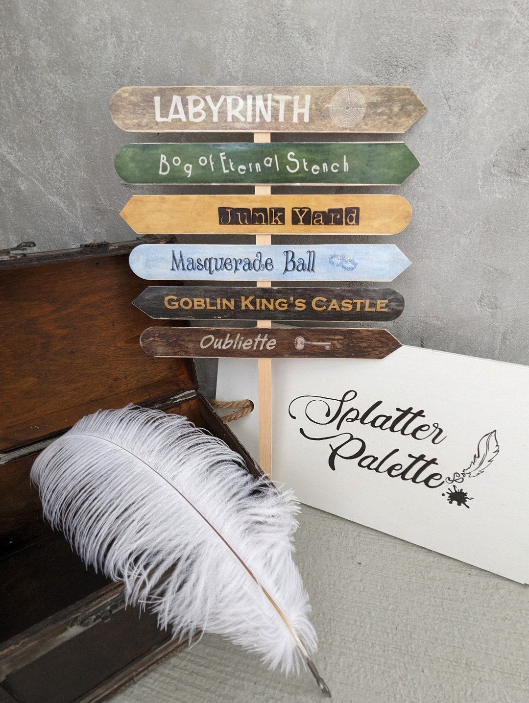 Mini Labyrinth Sign Post - Etsy