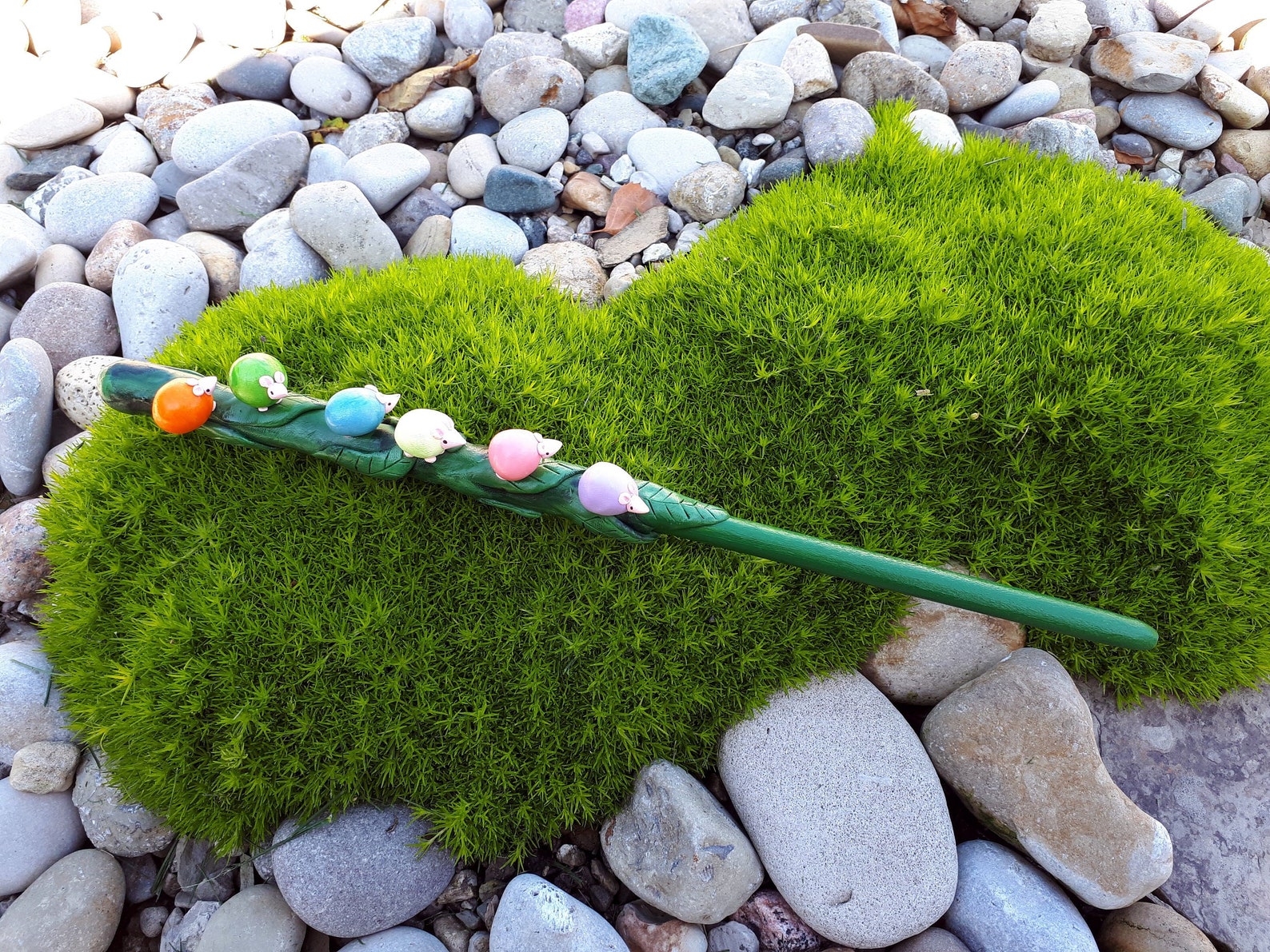 Handcrafted Puffs Wand: Wizard Fandom Cosplay Prop - Etsy