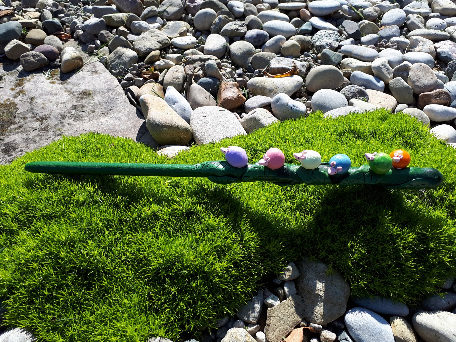 Handcrafted Puffs Wand: Wizard Fandom Cosplay Prop - Etsy