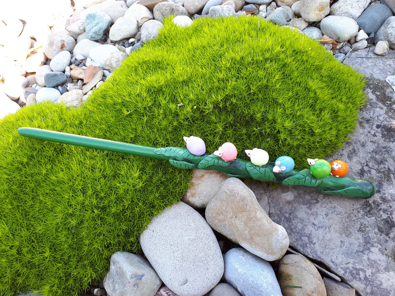 Handcrafted Puffs Wand: Wizard Fandom Cosplay Prop - Etsy