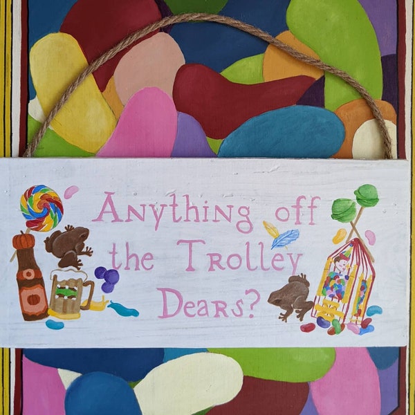 Sweets Trolley Sign - Etsy