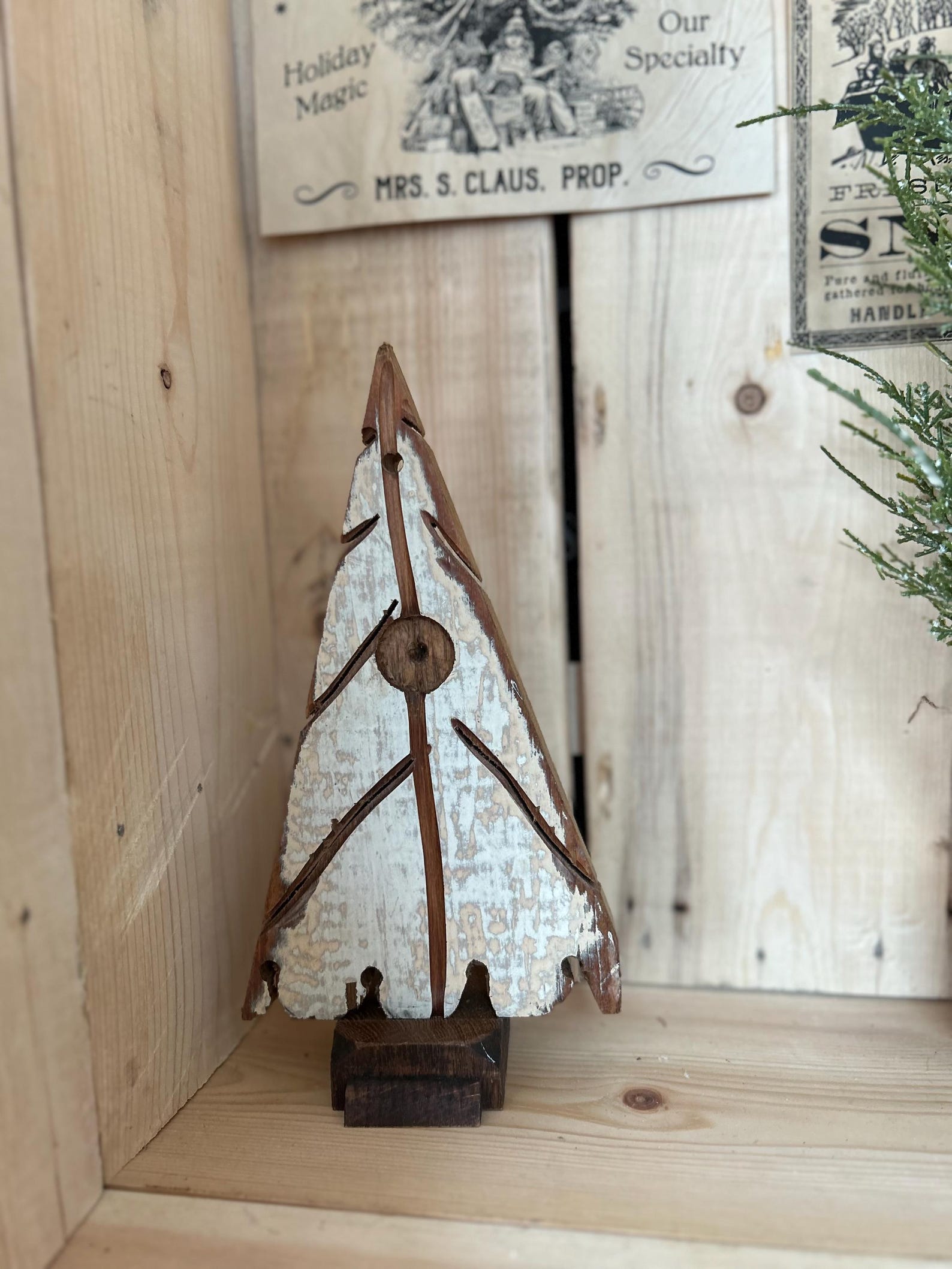 Farmhouse Christmas~ Vintage Christmas Decoration~ Antique Painted ...