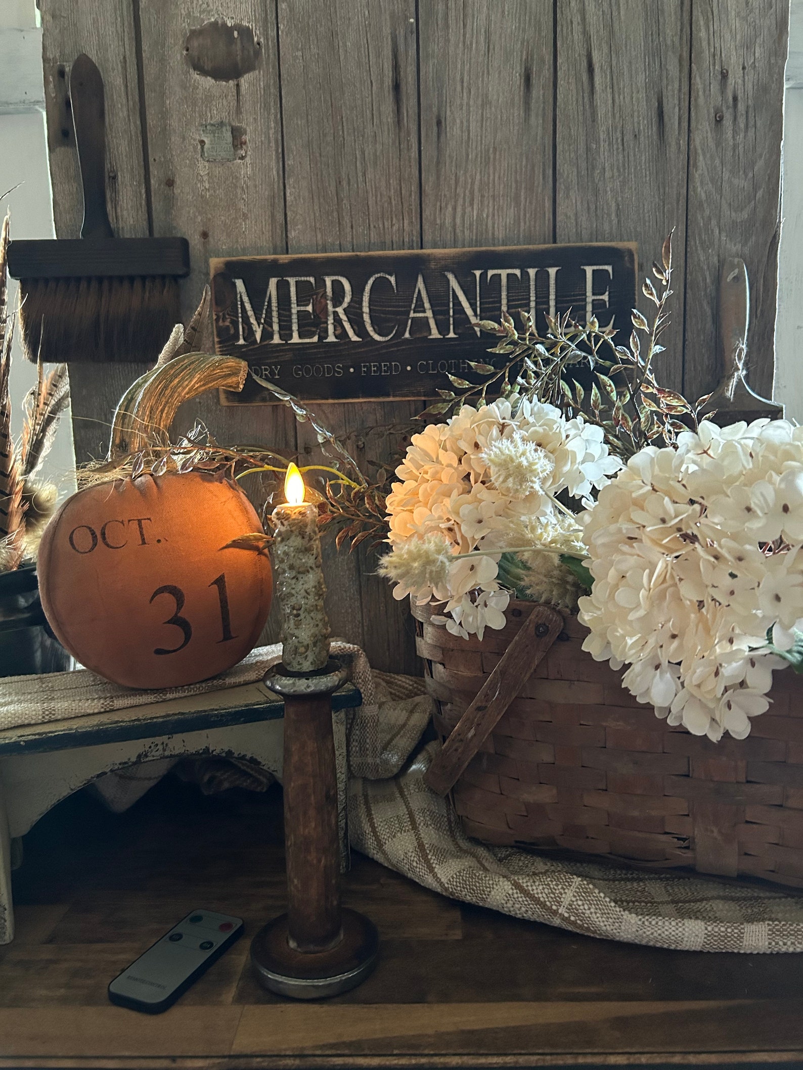 Vintage English Spool Candlestick No. 1 Primitive Spool Light Antique ...