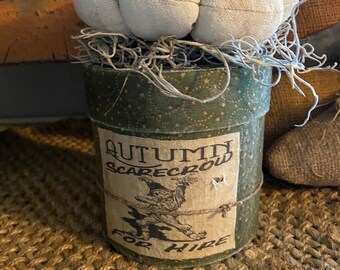 Primitive Pumpkin Label - Etsy