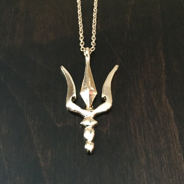 Trident Necklace - Etsy