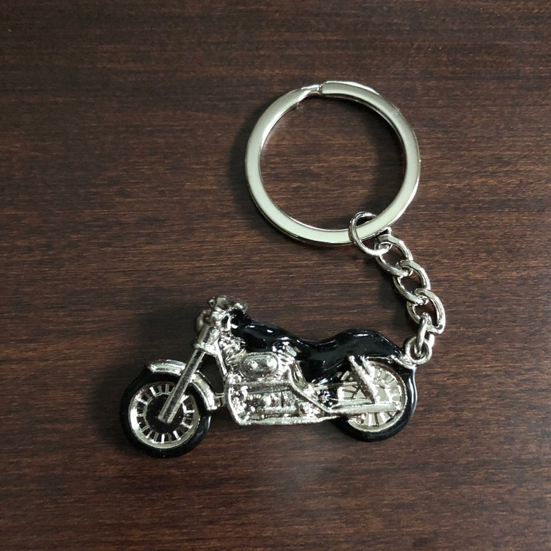 Motorcycle Keychain - Etsy