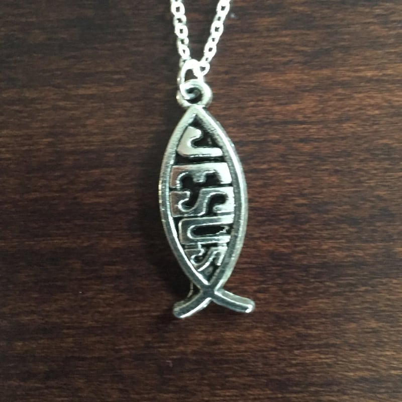 Jesus Fish Necklace - Etsy