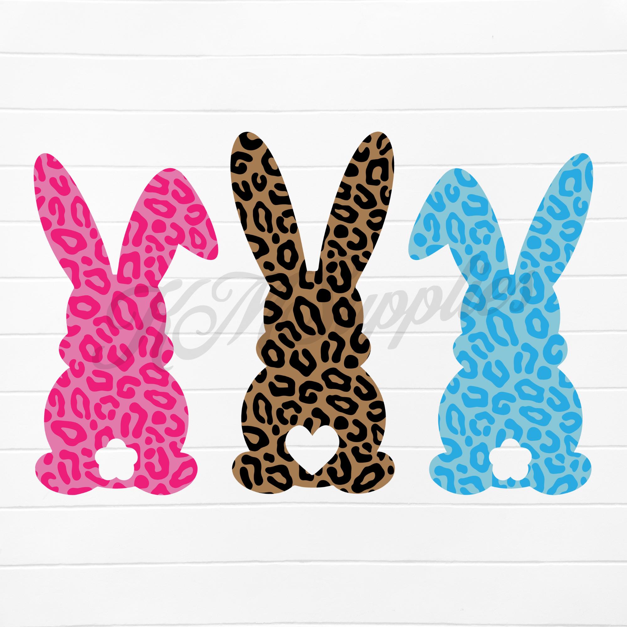 Leopard Print Bunny Png, Leopard Print Bunny Png Svg, Leopard Print ...