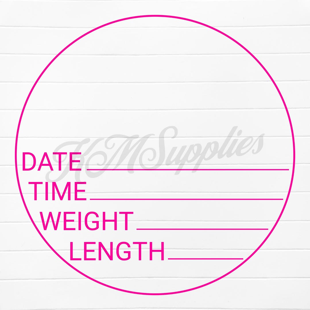 Birth Stats Svg Png, Birth Stat Svg Circle, Girl Baby Stat Round Svg ...