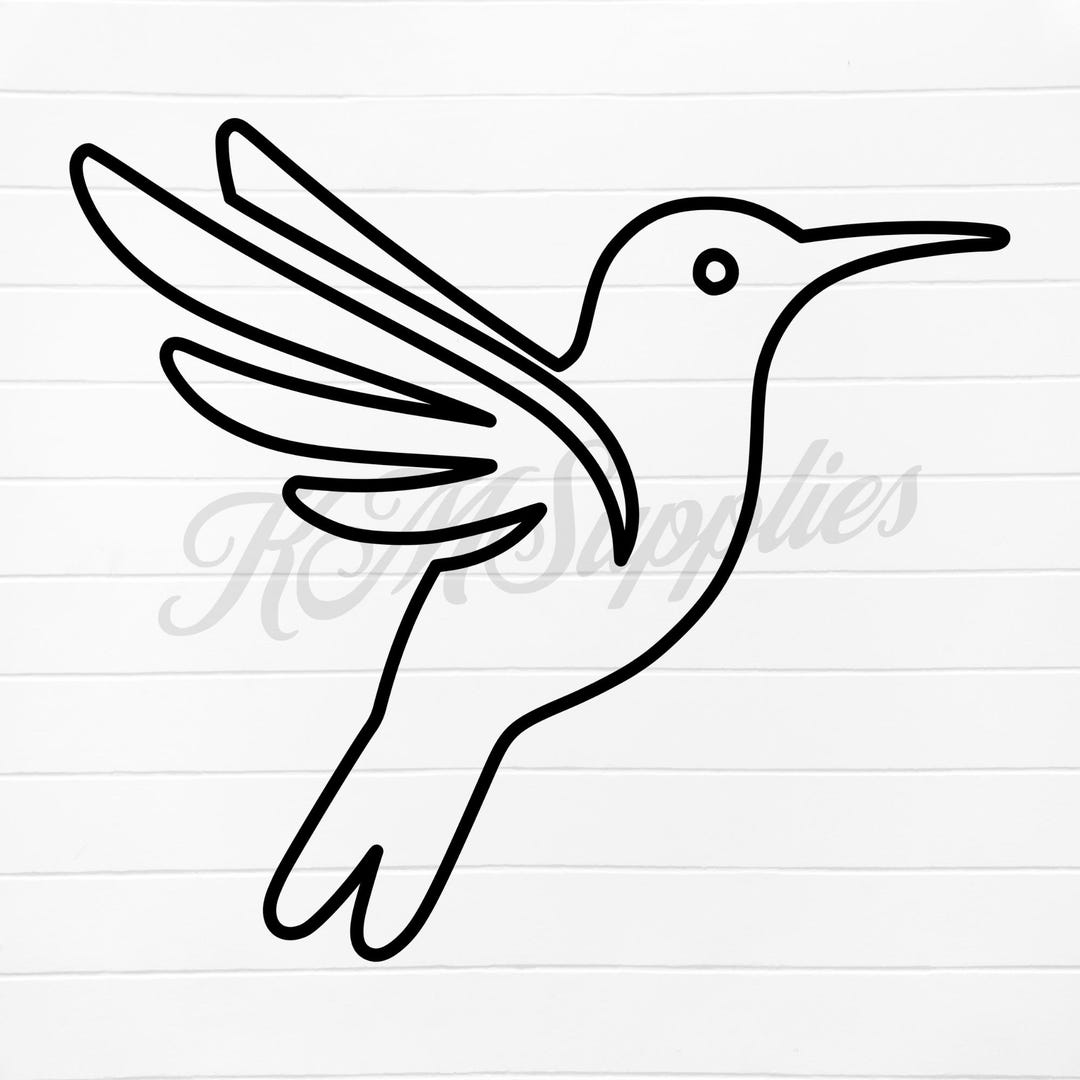 Hummingbird Outline Png, Hummingbird Outline, Humming Bird Outline ...