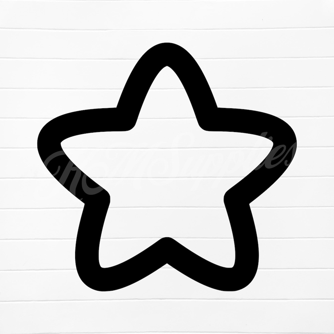 Star Outline Svg, Star Outline Png, Open Star Svg, Star Silhouette ...