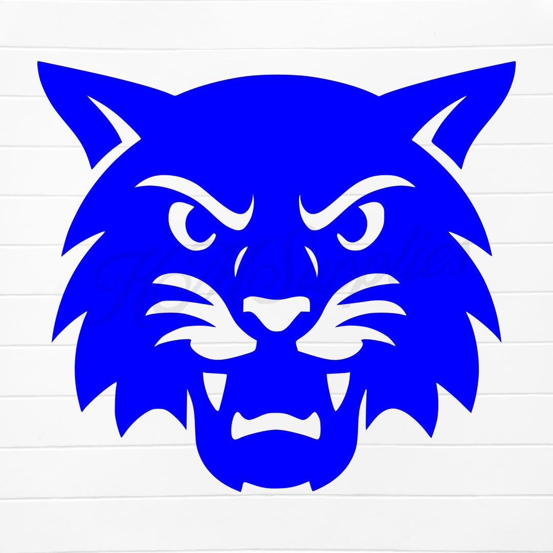 Blue Wildcats Png, Wildcat Svg Blue, Wildcats Blue, Wildcat Blue Png ...