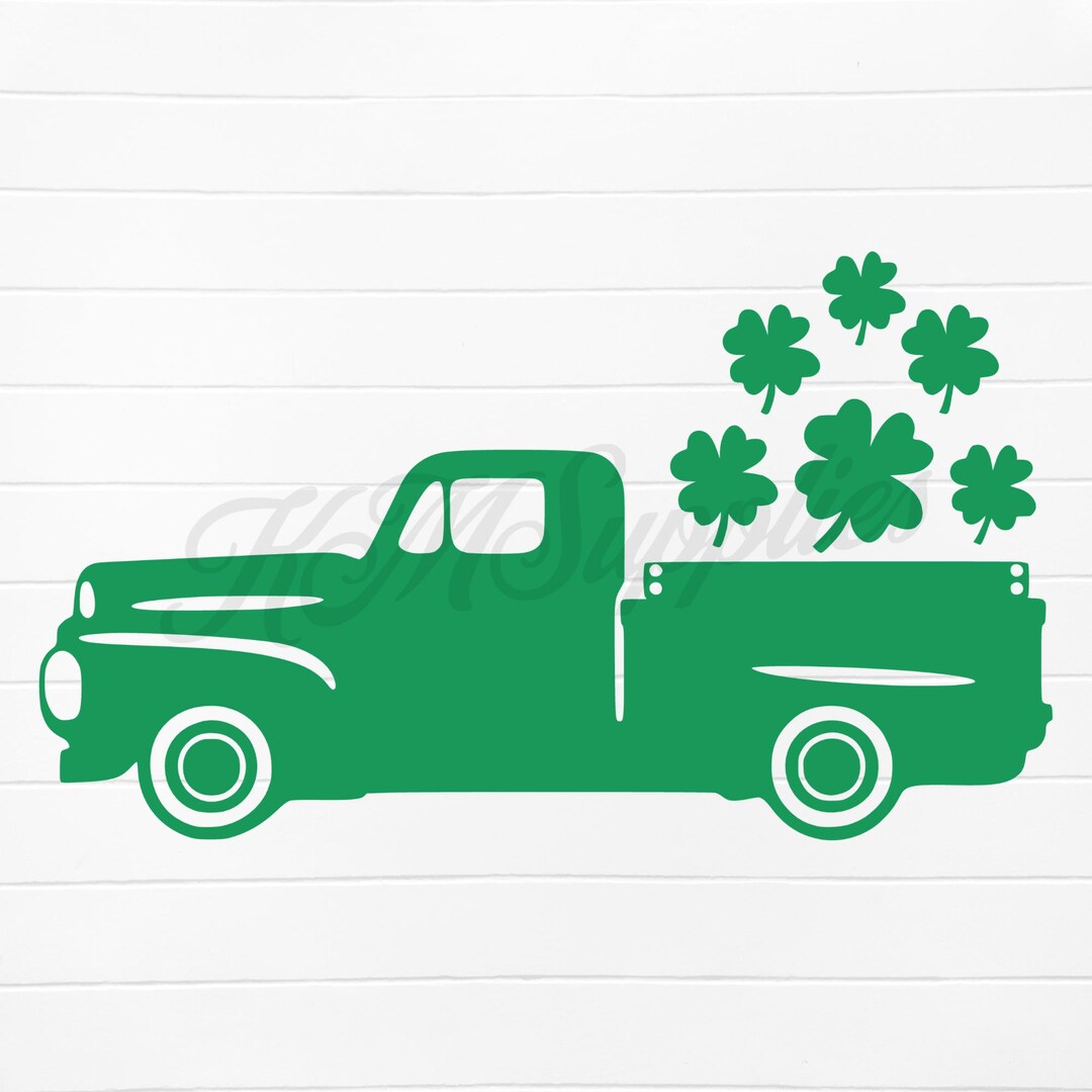 Shamrock Truck Svg, Shamrock Truck Png, Shamrock Truck, St Patricks Day ...