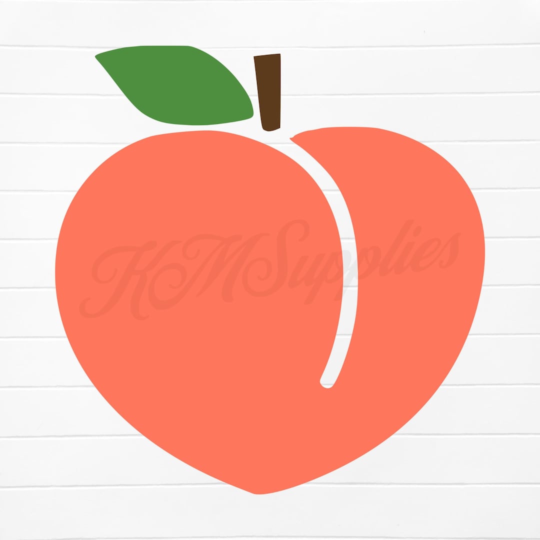 Peach Svg, Fruit Peach Png, Peach Svg Files, Peach Png, Peaches Svg ...