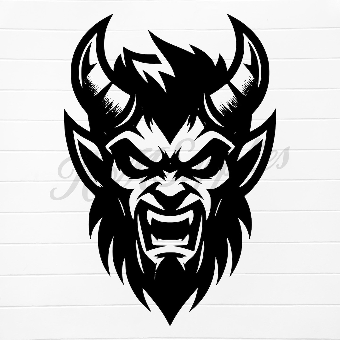 Devil Logo Svg, Devil Mascot Png, Devil Mascot Svg, Devil Logo, Devil ...