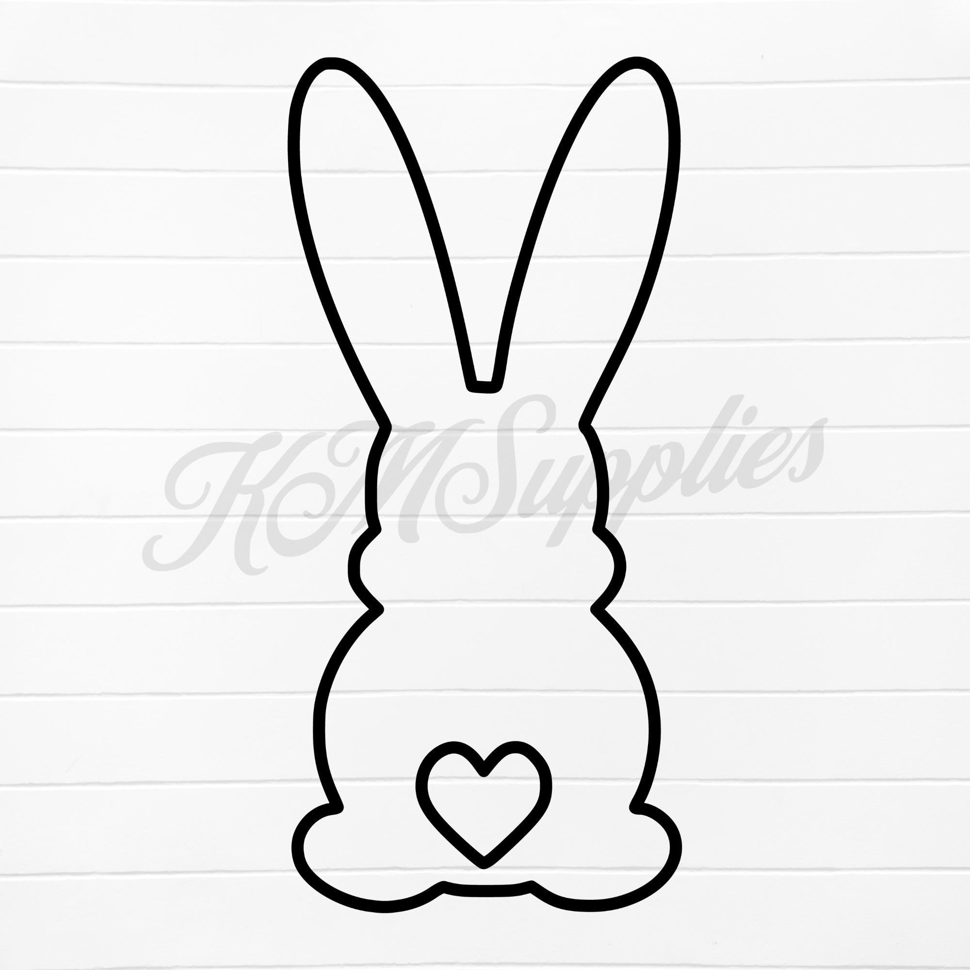 Bunny Outline Svg, Bunny Outline Png, Outline Bunny Png, Outline Bunny ...