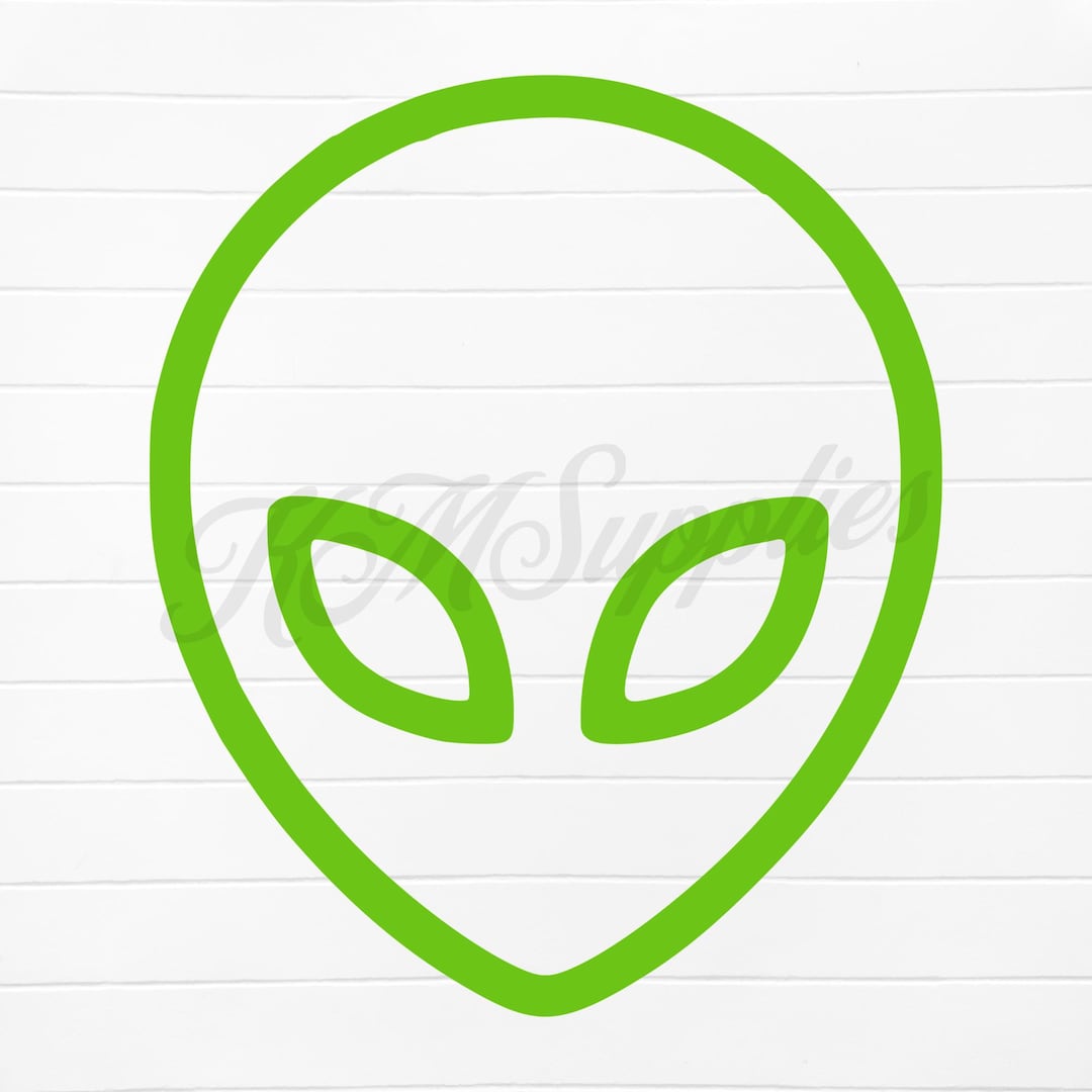 Green Alien Png, Green Alien Svg, Alien Head Svg, Alien Head Vector ...