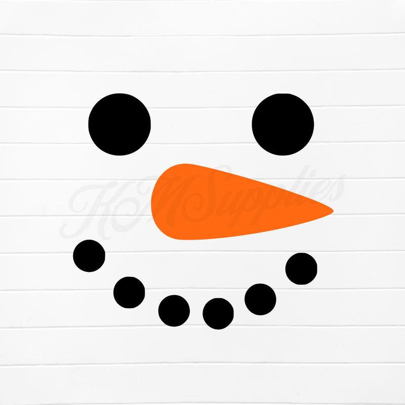 Frosty the Snowman Faces - Etsy