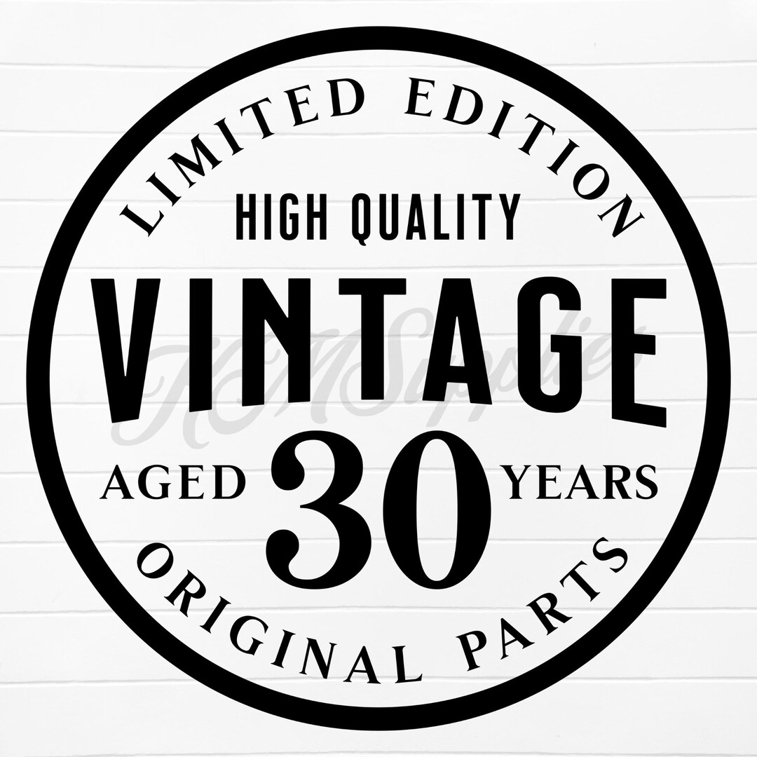 30th Birthday Svg, 30th Birthday Png, 30th Birthday, 30th Bday, 30 ...