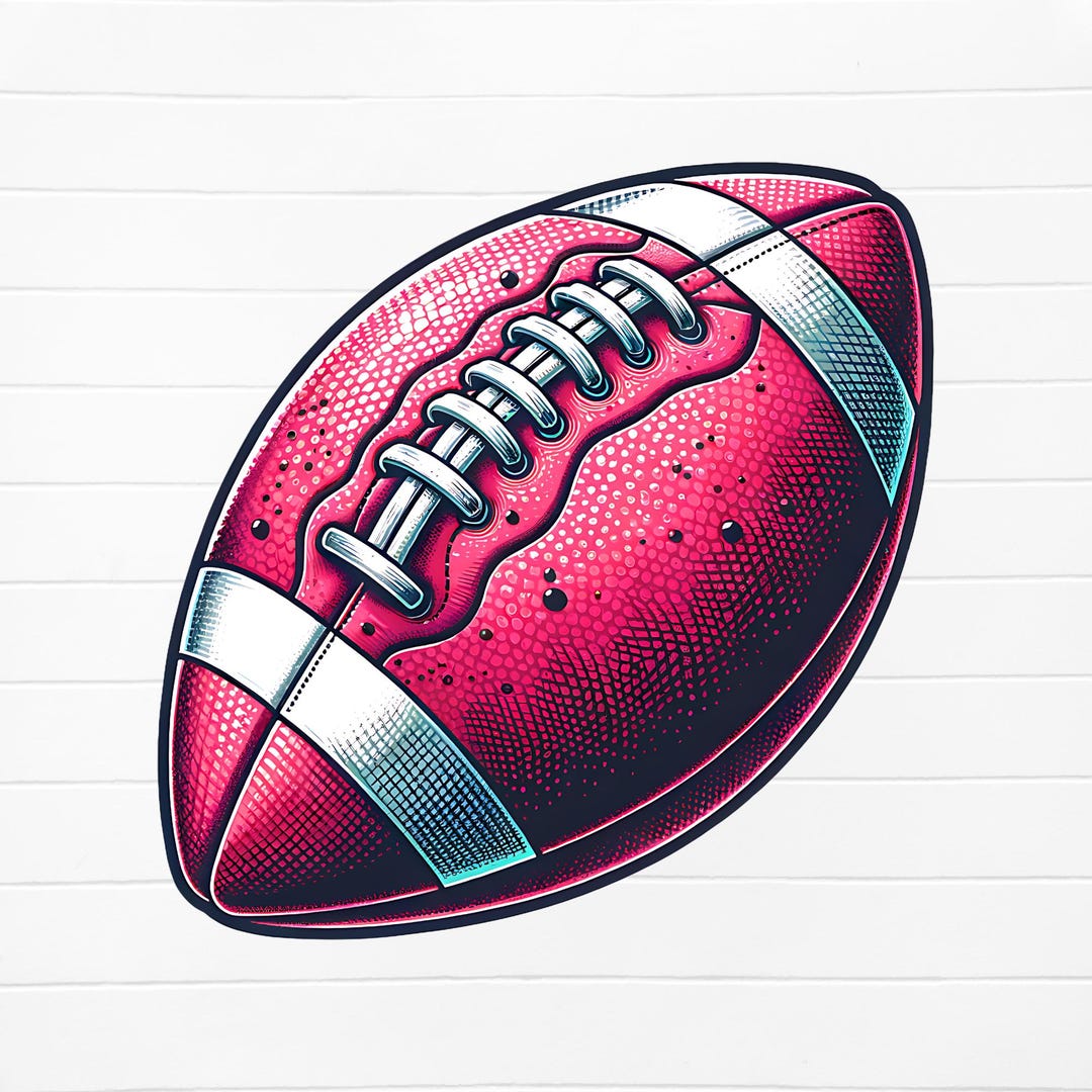 Pink Football Png, Girls Football Png, Girls Football Svg, Football ...