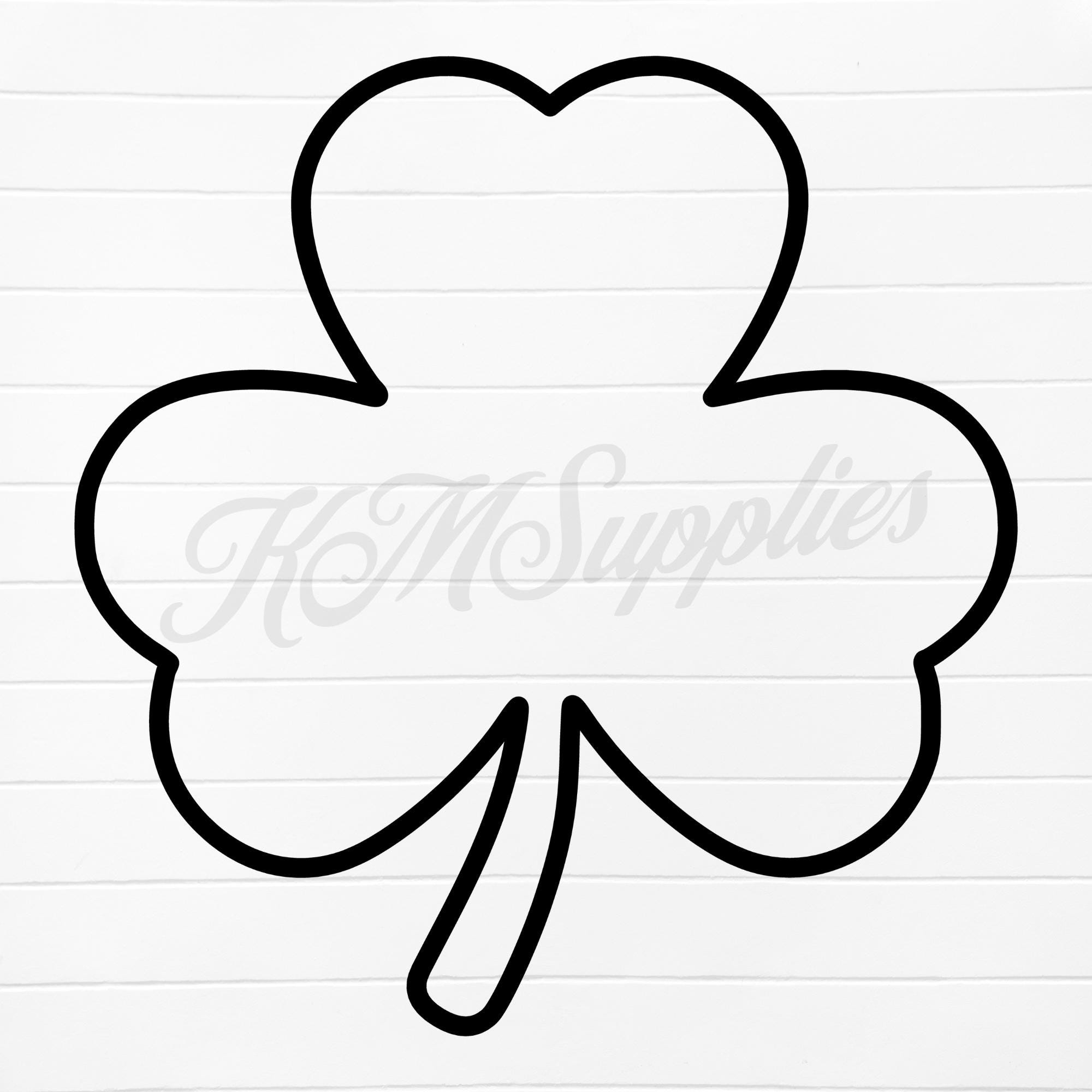 Shamrock Outline Clipart