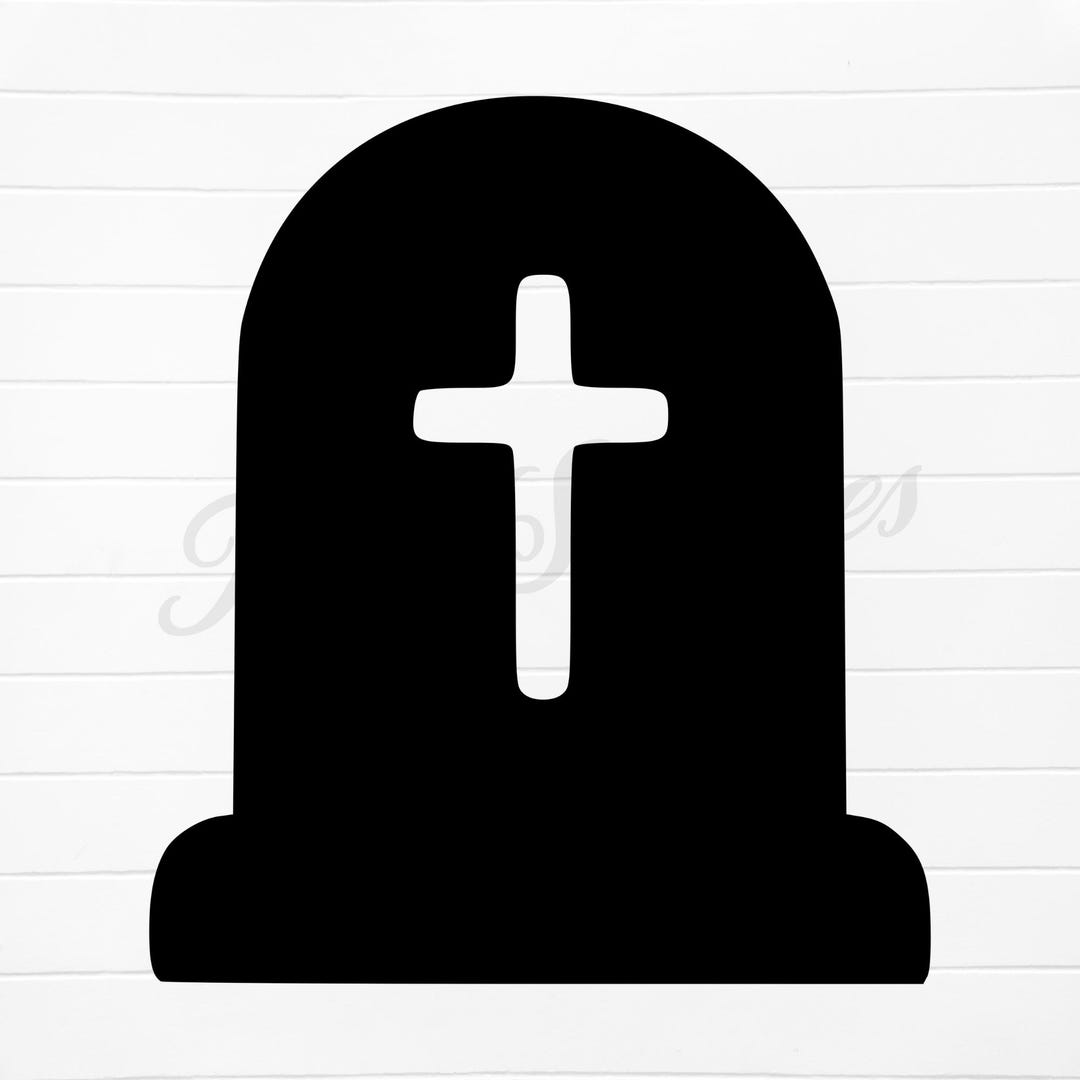 Tombstone Svg Files, Tombstone Png, Tombstone Silhouettes, Tombstone ...