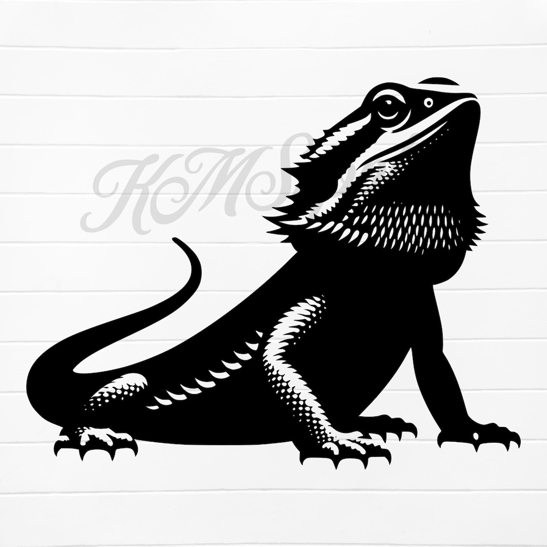 Bearded Dragon Svg, Bearded Dragon Png, Bearded Dragon Clip Art ...