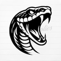 Snake Head Svg Png Dxf Eps Pdf | Vector Graphic Cut File Laser Clip Art ...