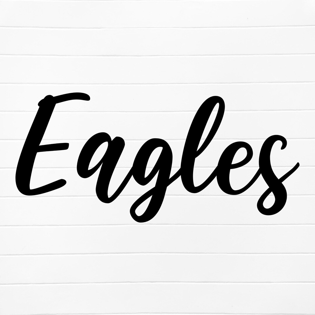 Eagles Word Svg, Eagles Word Art, Eagles Mascot Svg Png, Eagles School ...