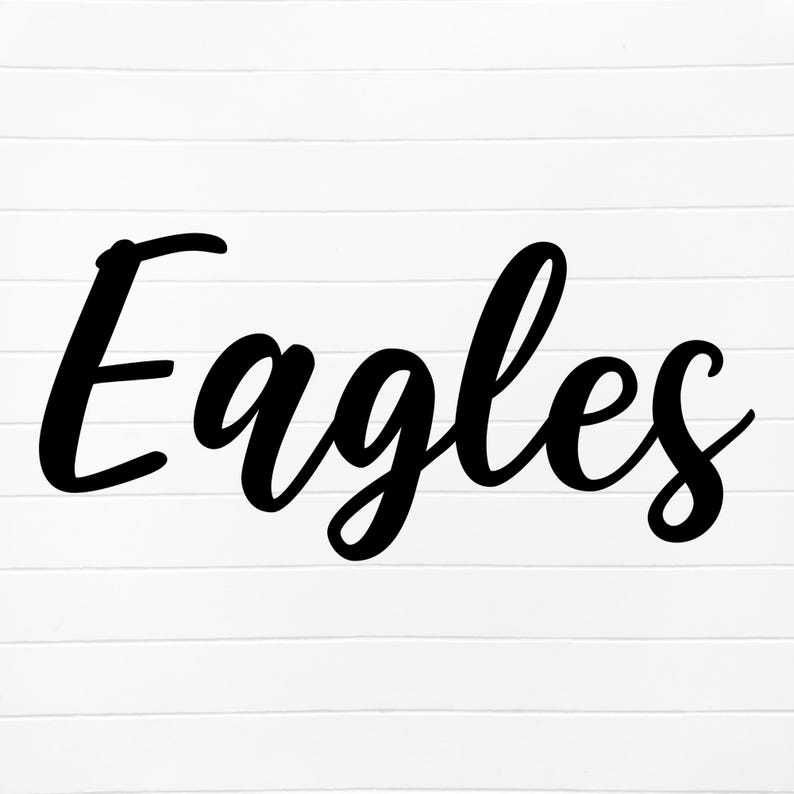Eagles Word Svg, Eagles Word Art, Eagles Mascot Svg Png, Eagles School ...