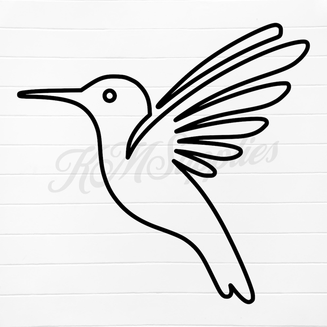 Hummingbird Outline Png, Hummingbird Outline, Humming Bird Outline ...