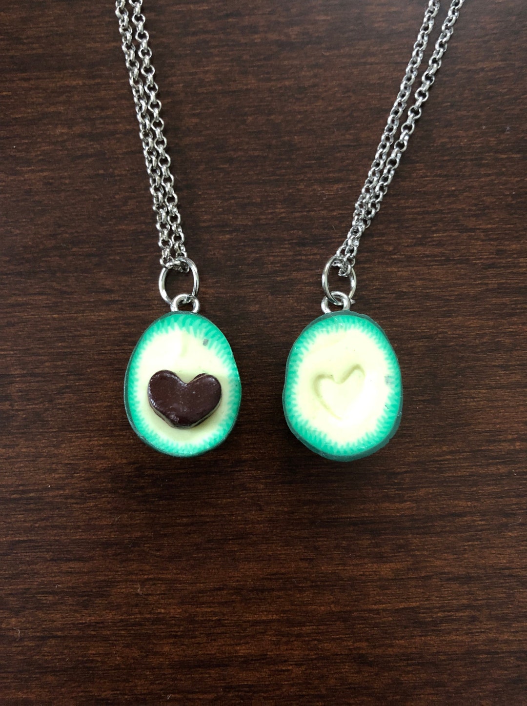 Best Friend Necklace, Best Friend Gifts, Friend Gift, Avocado, Avocado ...