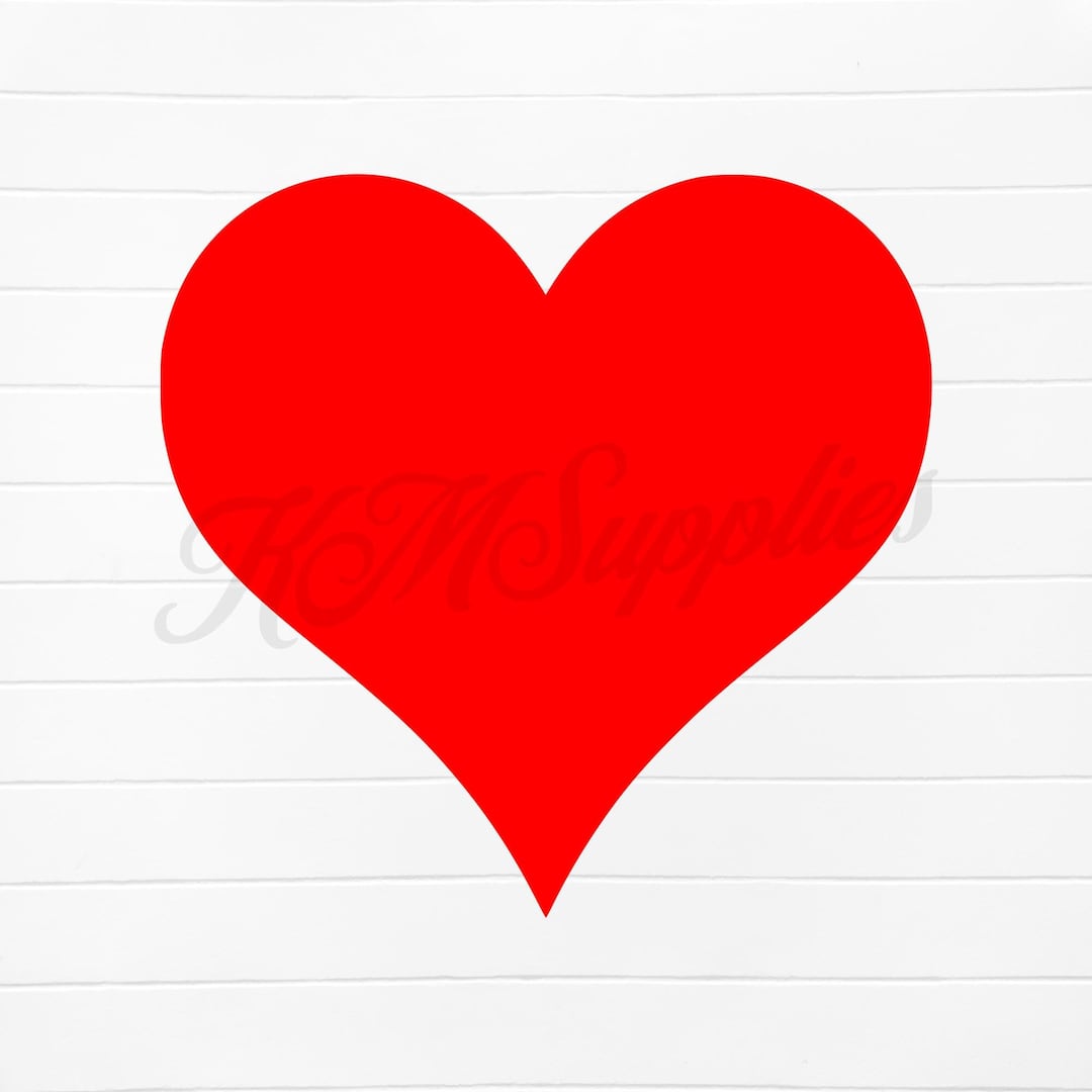 Red Heart Svg, Red Heart Png, Red Heart Vector Png, Svg Red Hearts, Red ...