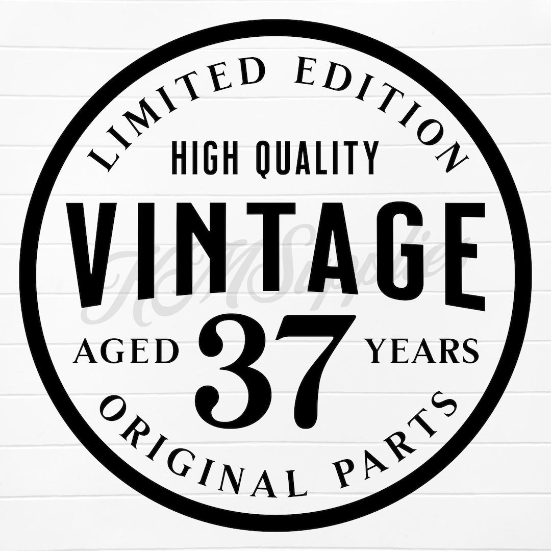 37th Birthday Svg, 37th Birthday Png, 37th Birthday, 37th Bday, 37 ...
