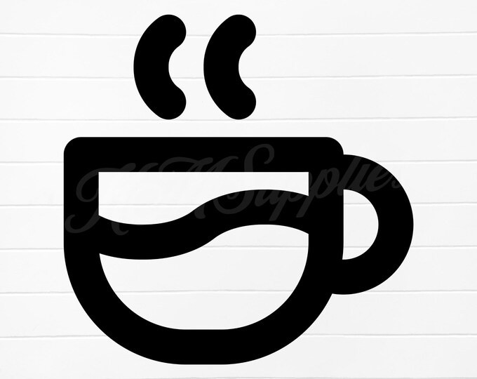 Coffee Outline Svg, Tea Cup Outline Svg, Coffee Cup Outline Svg, Png ...