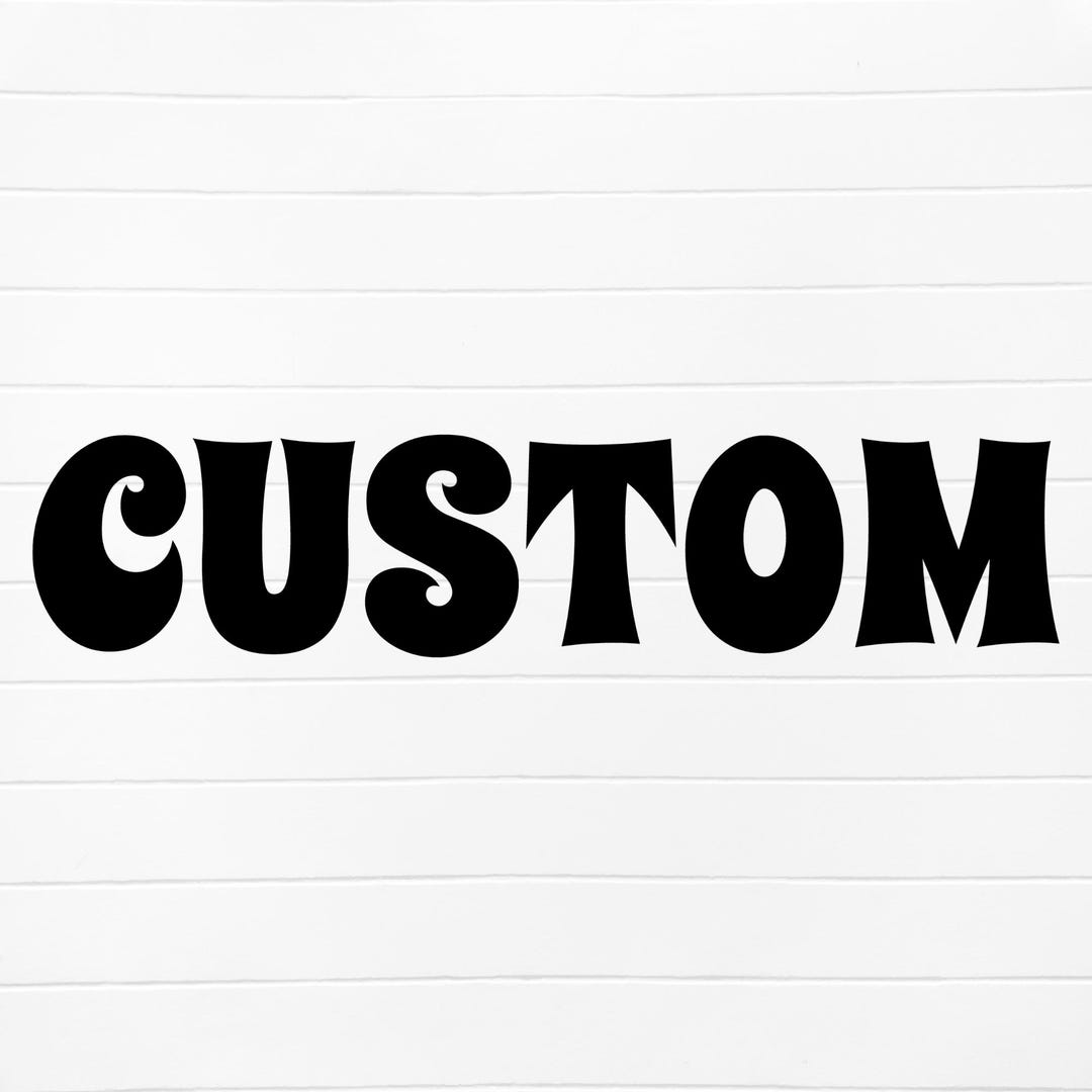 Custom Typography Svg, Custom Text Png Design, Custom Typography ...