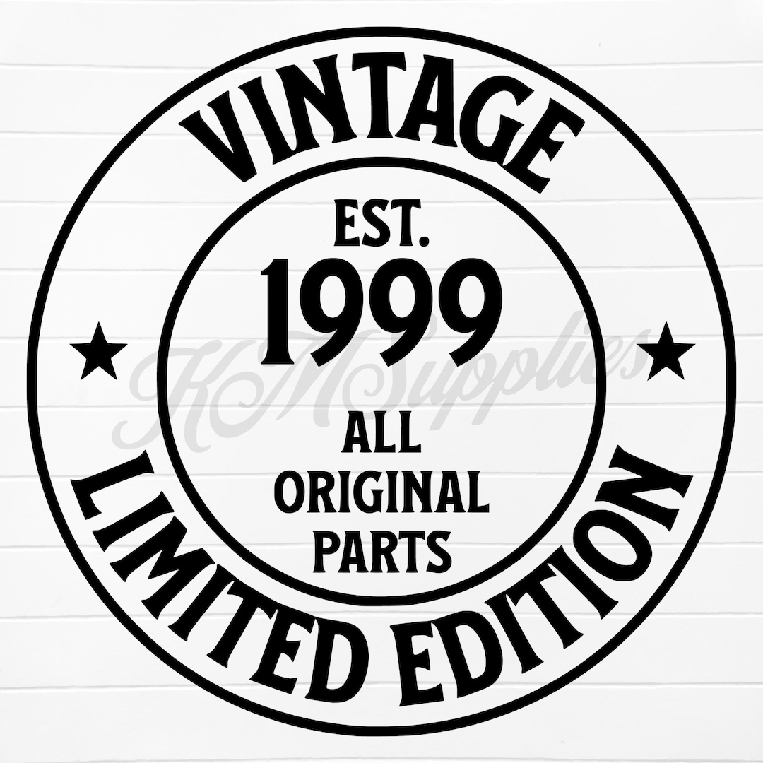 1999 Svg, 1999 Png, 1999 Clipart, 1999 Clip Art, Est 1999 Svg, Est 1999 ...