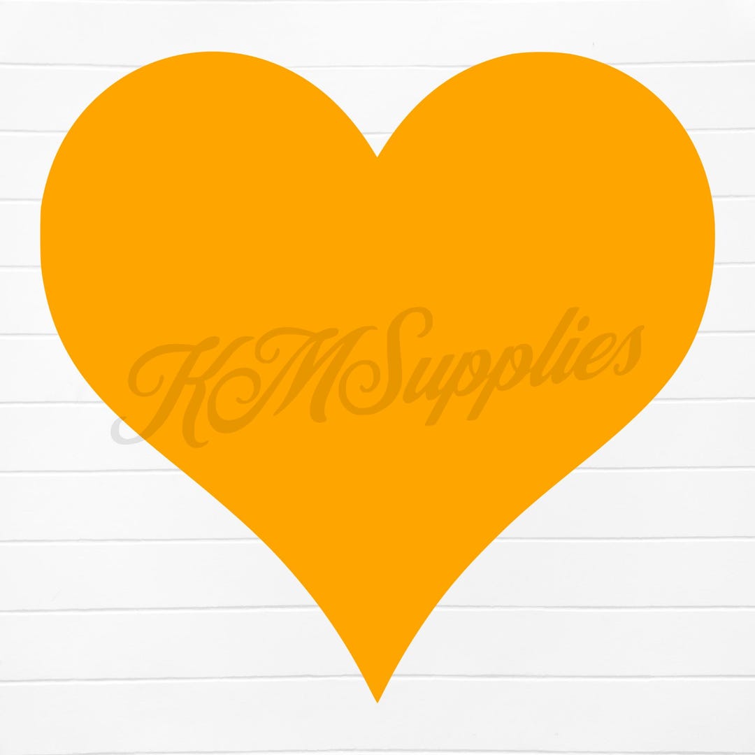 Orange Heart Svg, Orange Heart Png, Orange Heart Clipart, Colorful ...
