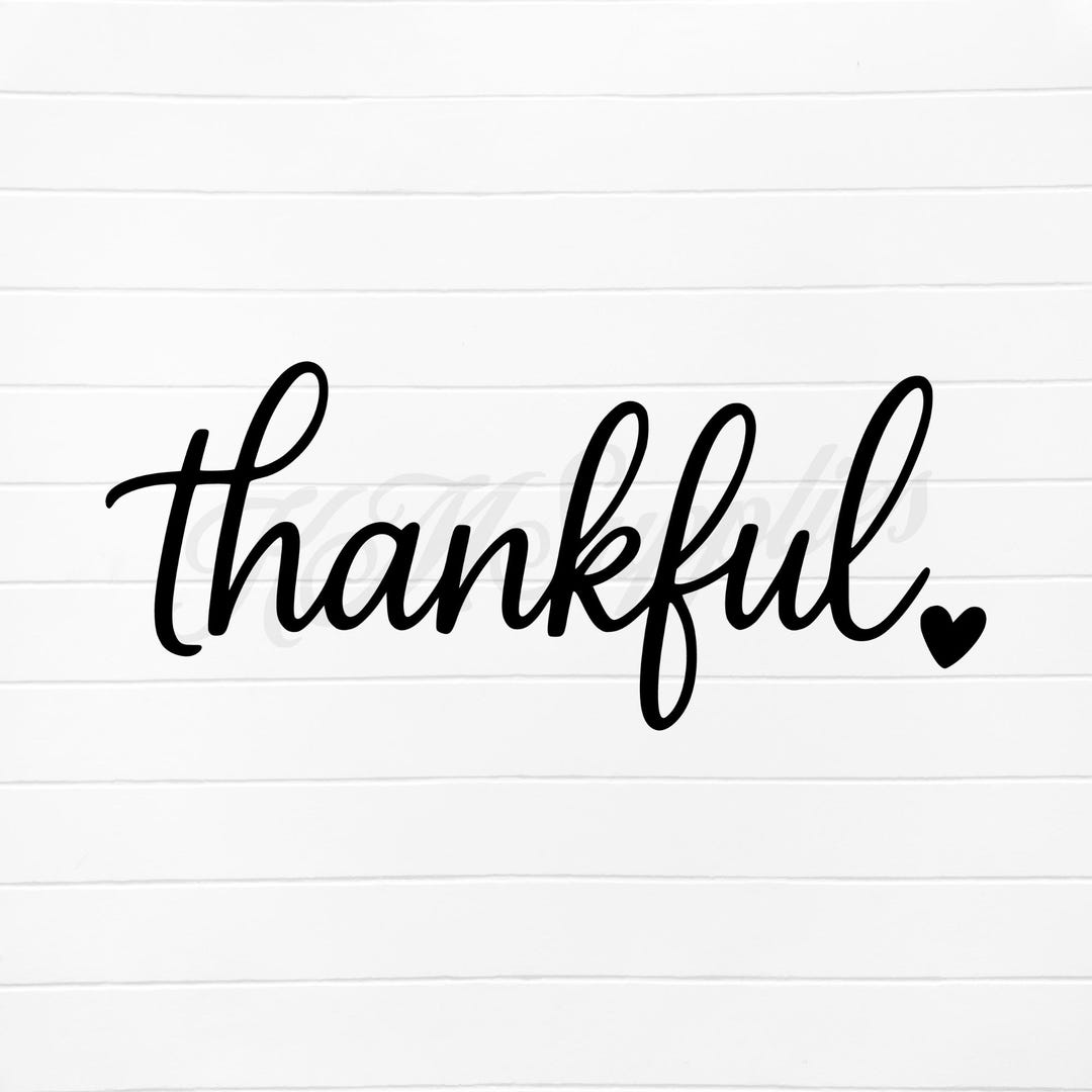 Thankful Script Png, Thankful Script Svg, Thankful Cursive Png ...